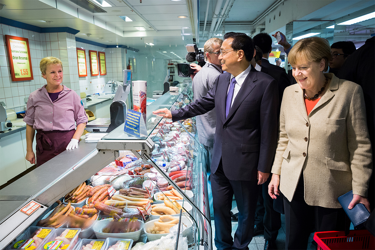 Then there was time for a shopping trip with the Chancellor to a local ...