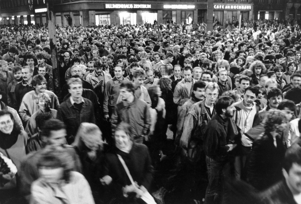 Demonstration in Leipzig 1989